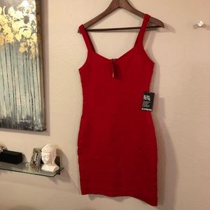 Express | Dresses | Express Red Bodycon Dress Nwt S | Poshmark